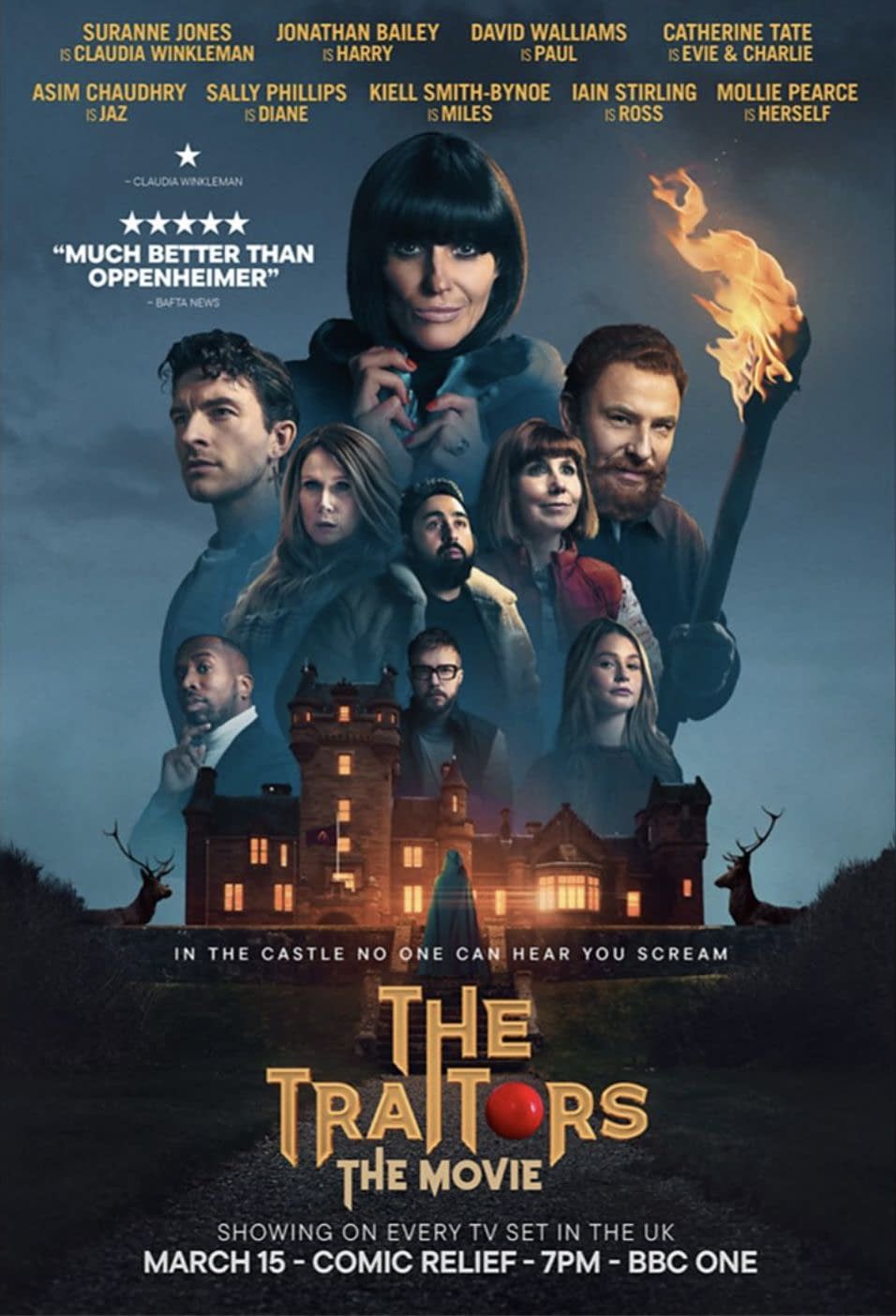 The Traitors: The Movie Offers Tate, Bailey & More For Red Nose Day